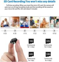 China Compact 1080P Wifi Mini Camera Hidden Camera Black APP Control Tinny Camera for sale