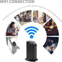 China WIFI USB Charger Hidden Camera , Mini Peep Hole Camera Black / White for sale