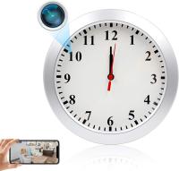 China Battery Powered Wifi Spy Camera , Wall Clock Hidden Spy Camera For House for sale