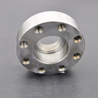 China Industrial Hard-Wearing CNC Machining Services Flange Seal Parts Durable Machinery Stainless Steel ANSI Drilling Broaching for sale