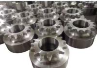 China Direct Factory Sale Durable CNC Machined Bevel Gear Stainless Steel Broaching Customized Size High Quality Nickel Plated for sale