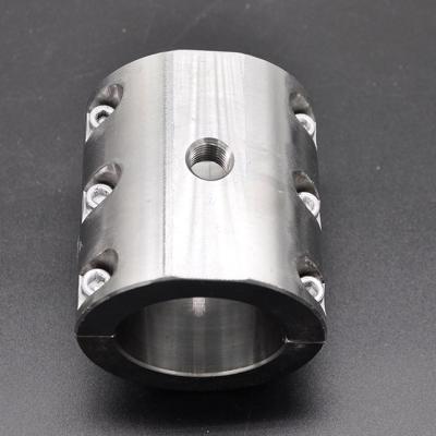 China CNC Machined Stainless Steel Tube Clamp Polishing Wire EDM Broaching Customized OEM Surface Treatment Per Customer's Request for sale