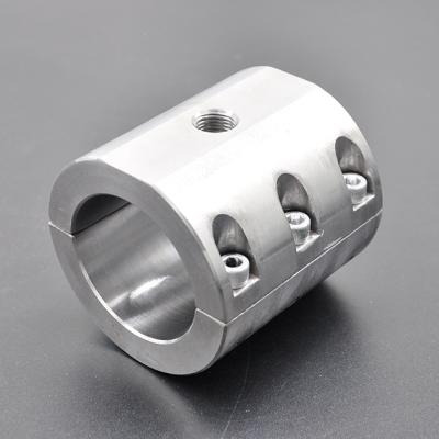 China CNC Machined Stainless Steel Tube Clamp Rapid Prototyping Capabilities Wire EDM Broaching Drilling Milling Customized OEM for sale