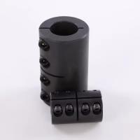 China Rigid Aluminum Alloy CNC Machined Motor Coupling with Broaching for sale