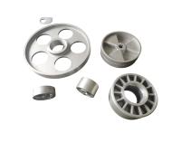 China Direct Source Factory Customized 3D Aluminum Alloy Stainless Steel Rope Sheave Pulley Wheel High Quality CNC Machined Broaching for sale