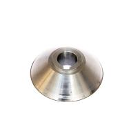 China Adjustable Stainless Steel CNC Machined High Strength Silver White V-Belt Pulley Wheel Customizable OEM Machinery Drilling for sale