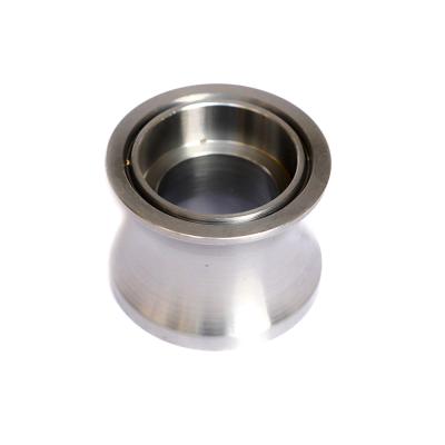 China Premium Factory Custom Made Silver White Stainless Steel Rope Wheel CNC Parts-High Strength Broaching Drilling Milling for Pull for sale