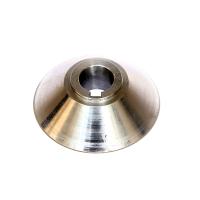 China Adjustable Ironed Stainless Steel High Strength CNC Machined Silver White Pulley Wheel V-Belt Customizable OEM Broaching Crane for sale