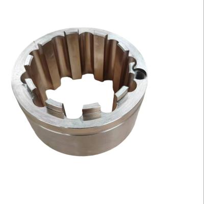 China Hydraulic Main Pump Cylinder Body Brass CNC Machined CNC Turning Milling Process Customized OEM DE2576 China for sale
