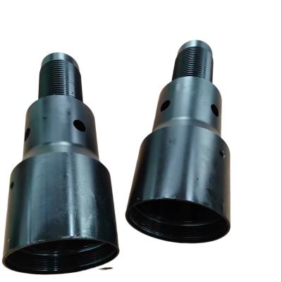 China Stainless Steel CNC Machining Services Surface Treatment for Drilling Connector Drill Pipe Box Parts Broaching Pin Adapter for sale