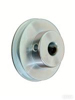 China Aluminum Alloy Single-groove Pulley with CNC Machining and Broaching Customizable OEM V-belt Disc for sale