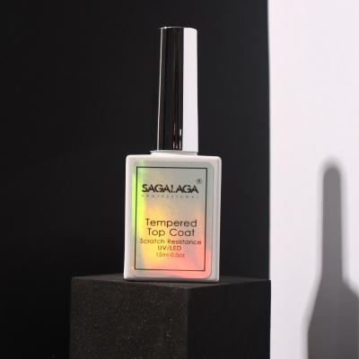 China No Wipe Uv Tempered Gel Polish Base Coat and High Quality Top Coat Gel Nail Polish for sale