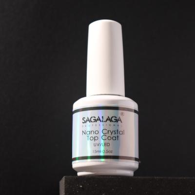 China High Gloss Shiny Gel No Wipe Top Coat Soak Off Long-Lasting Nail Polish UV Gel for sale