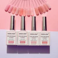 China Strong Color Non Toxic With Flakes Et Hema Free Foil Rubber Top and Base Coat Gel Nails for sale