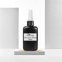 China Uv Gel Nail Matte Top Coat Gel Oem &Odm 1kg ECO-friendly Velvet Matte Top Coat Gel for sale