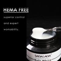 China Private Labels Soft White Color Nails Gel Uv Jelly Gel Builder Nail Extension Hard Gel for Nails in Jar for sale