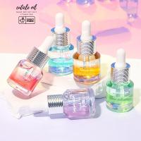 China Professional Nail Care Growth Repair Oil Serum for Dry Cracked Cuticles 15ml Double Layer Nail Cuticle Oil Bottle Custom Logo for sale