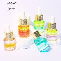 China Double Layer Custom Nail Cuticle Oil Care Product Repair Growth Serum Cuticle Oil Bottle for Nails Custom Logo for sale