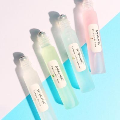 China Set Nail Salon Care Revitalizer  Labeled Roller Pen Personalized Fruits Flower Scented Organic Vegan Cuticle Oil Vitamin E for sale