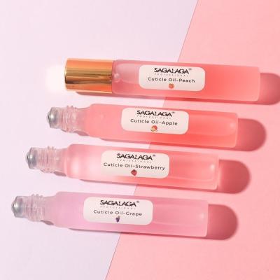 China Private Label Roller Bottle 10Ml Cuticle Oil for Nails Scented Revitalizer Oil Nail Strengthener for sale