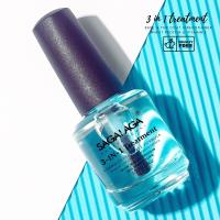 China Custom Private Logo Nails Strengthener Hardener 3 in 1 Transparent Base and Top Coat Air Dry Nail Polish for Thin Damaged for sale