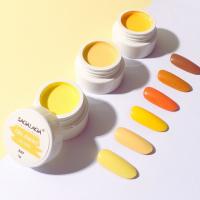 China SAGALAGA Solid UV LED Gel Nail Polish Set 102 Colors Designs Art Pudding Cream Gel Painting for sale