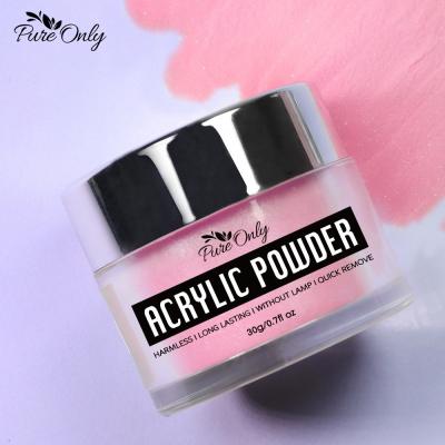 China Wholesale Glitter Acrylic Powder Bulk Oem Uv Soak Off Custom Acrylic Coloured Powder 50G Color Acrylic Nail Powder for sale