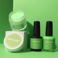 China Nail Beauty Glitter 3 in 1 Acrylic Dipping Powder Color Match Air Dry Nail Polish With Uv Gel Polish Kit for sale