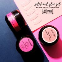 China Professional Soft Gel Tips Stick Glue  Private logo Solid Extension Tips Hard Gel with 3D Flower Nail Art Gel for sale
