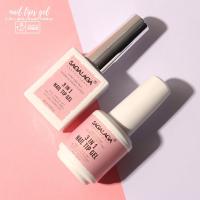 China Acrylic Nails UV Gel X Full Cover Nail Tips Gel Professional 3 in 1 Nail Glue Gel for Almond/Ballerina Coffin Nails for sale