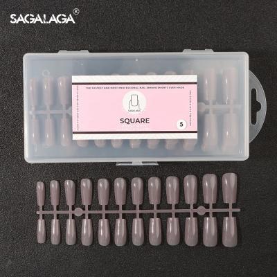 China Plastic Artificial Nails Jelly Acrylic Glue XXL Color French Gel Soft Tip Kit for Xl Clear Full Cover Nails at Home for sale