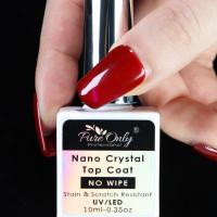 China Long-Lasting High Gloss UV Gel Top Coat No Wipe and LED Lamp Cure Time 30s for Salon Results for sale