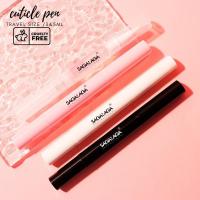 China Nail Treatment Cuticle Revitalizer Oil SAGALAGA Custom Black Bottle with Brush and Mango Private Label Pen MSDS Certified for sale