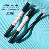 China Cuticle Softener Remover Nail Pusher Tool Kit with 14 Scented Cuticle Oil Pens in Customized Individual Box for sale
