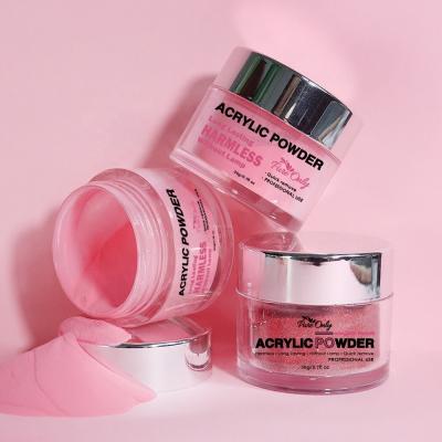 China Custom Pure Only Fast Dry Glitter Colored Acrylic Nail Powder for Long Lasting Nails Nail Beauty Products Oem for sale