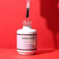 China 85G Long Lasting High Glossy Top Coat Rich Pigment Gel Polish Base Coat and No Wipe Top Coat Shiny Diamond Gel CPSR Certified for sale