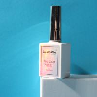 China Professional Full Set Acrylic Nail Top Coat and Base Coat Kit SAGALAGA No Wipe Gel Polish for Long Lasting Results for sale