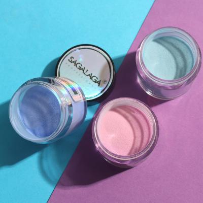 China 10g 30g 50g Capacity SAGALAGA Glitter Acrylic Powder No Lamp Needed for Professional Results for sale