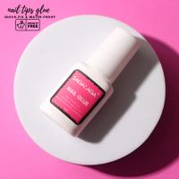 China 25g Nail Glue for Press on Nails Tips Strong Adhesive Customized Label and Brush for sale