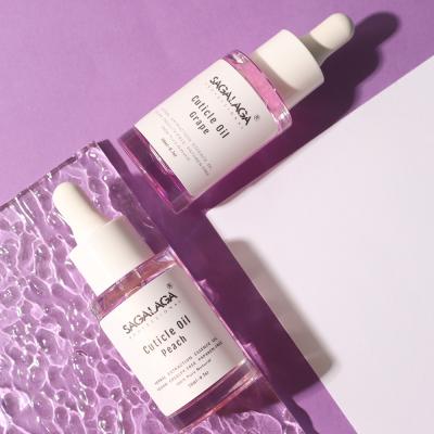 China 20ml Dropper Bottle Cuticle Oil for Nourishing and Strengthening Cuticles Floral Pattern Vitamin E Formula for sale