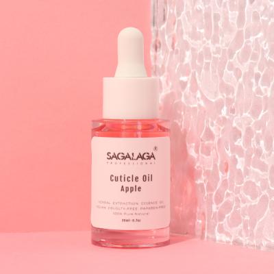China Custom Logo 14 Smell Cuticle Oil for Nail Treatment 20ml Dropper Bottle Private Label for sale