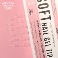China Acrylic and Gel 500pcs Clear Square Press on Soft Gel X Nail Tips Square for Gel Polish Full Cover in White Box Acrylic for sale