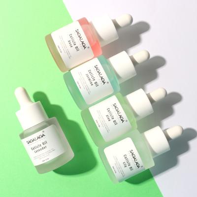 China Healthy Formulate 20ML Flower Nail Cuticle Oil Bottle for Nourishing and Strengthening Cuticles for sale