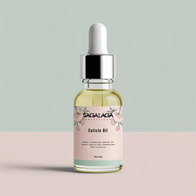 China SAGALAGA Eco Friendly Empty Cuticle Oil Bottle Container Custom for Nails Oil Cuticle Nail Oil for sale