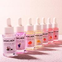 China Nail Care Custom Logo Cuticle Oil 20ml Dropper Bottle with Organic Jojoba Oil Flower Scent and Vitamin E for sale