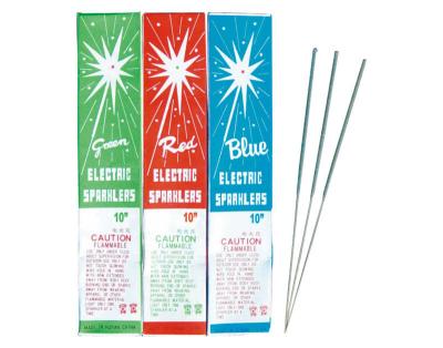 China 7 Inch Electric Sparklers Outdoor UN0336 1.4G Consumer Fireworks for Kids for sale
