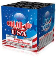 China Color of USA 25 Shot Consumer Fireworks 1.4G UN0336 20x25x120mm Paper Tube for sale