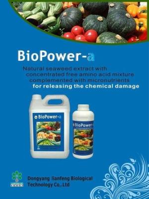 China BioPower Free Amino Acid Seaweed Fertilizer 300g/L Fermented Extract 8% Amino Acids for sale