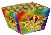 China V Shape Peony 1.4G Consumer Fireworks 80 Shots Christmas Cake Multicolor for sale