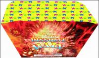 China Red 36 Shots UN0336 1.4G Wedding Fireworks Cake 30x36x220mm for sale